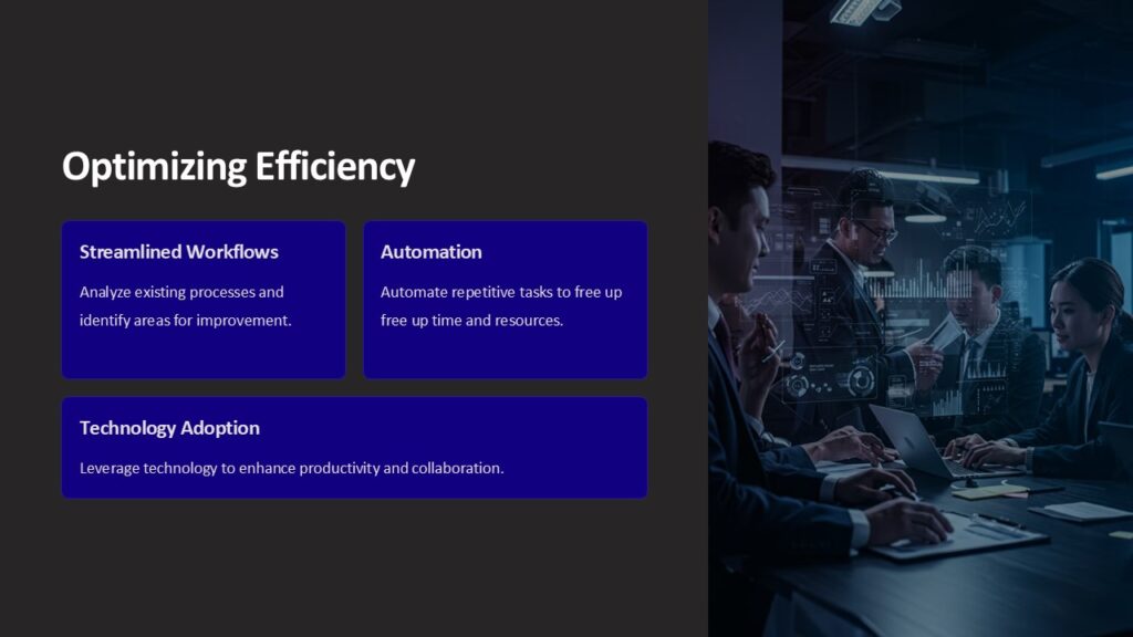 Optimizing Efficiency PowerPoint Presentation : 100% Editable PPTx