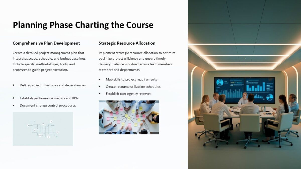 Planning Phase Charting the Course PowerPoint Presentation : 100% Editable PPTx