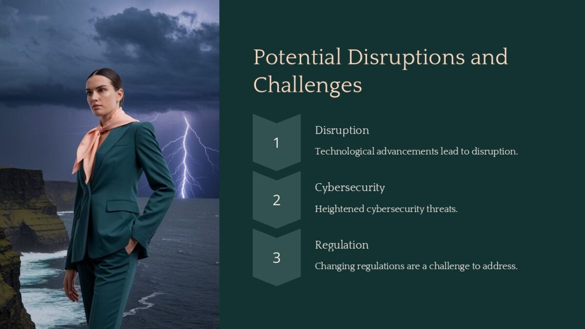 Potential Disruptions and Challenges PowerPoint Presentation : 100% ...