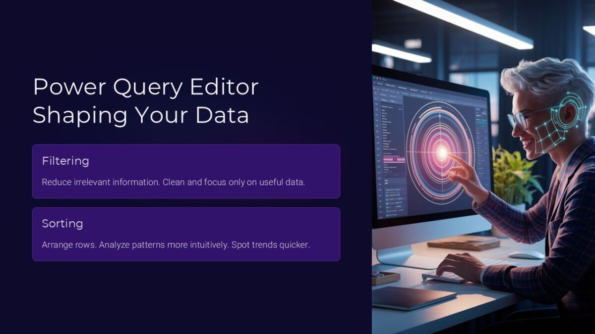 Power Query Editor Shaping Your Data PowerPoint Presentation - PPTUniverse