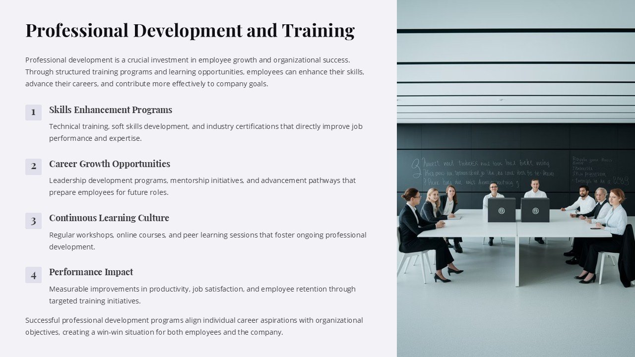 Professional Development and Training PowerPoint Presentation - PPTUniverse
