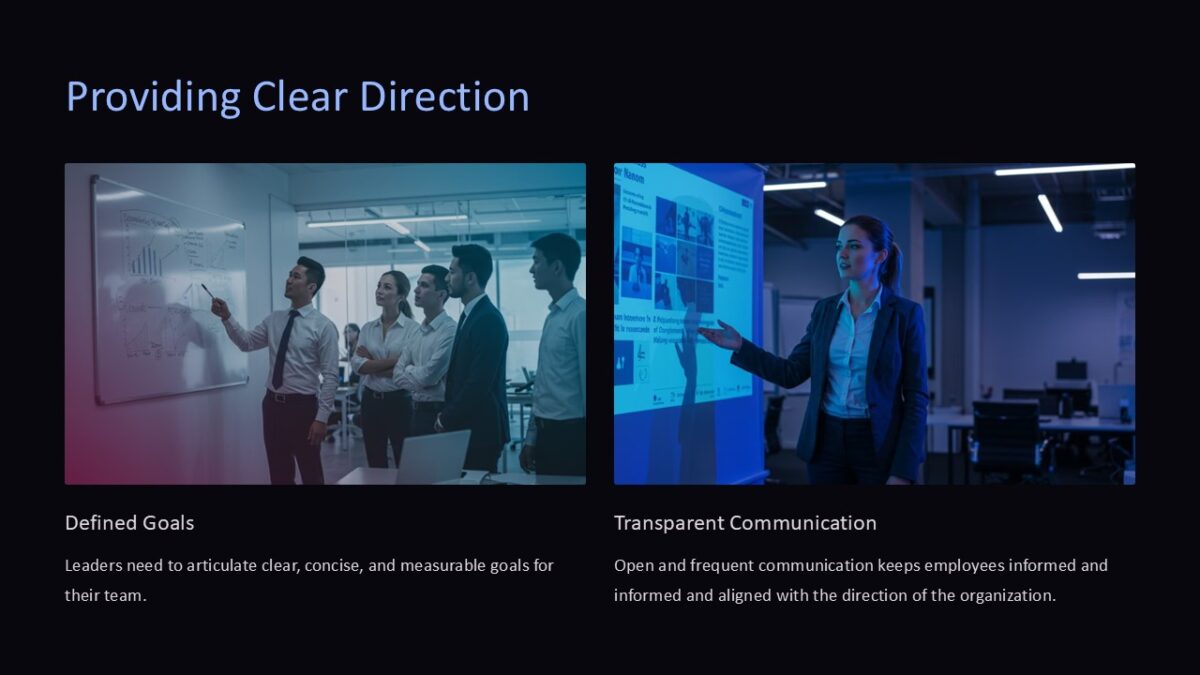Providing Clear Direction PowerPoint Presentation : 100% Editable PPTx