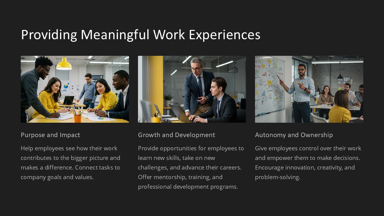 Providing Meaningful Work Experiences PowerPoint Presentation - PPTUniverse