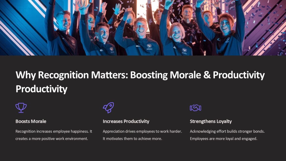 Recognizing Excellence Celebrating Top Performers PowerPoint Template ...