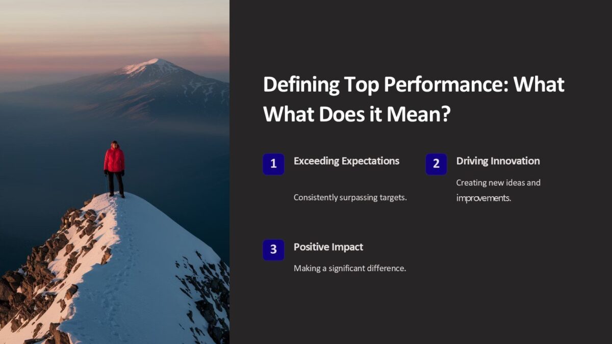 Recognizing Excellence Celebrating Top Performers PowerPoint Template ...