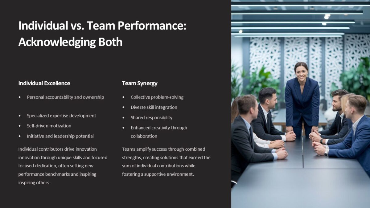 Recognizing Excellence Celebrating Top Performers PowerPoint Template ...