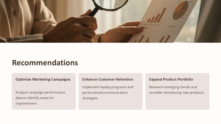 Recommendations PowerPoint Presentation : 100% Editable PPTx