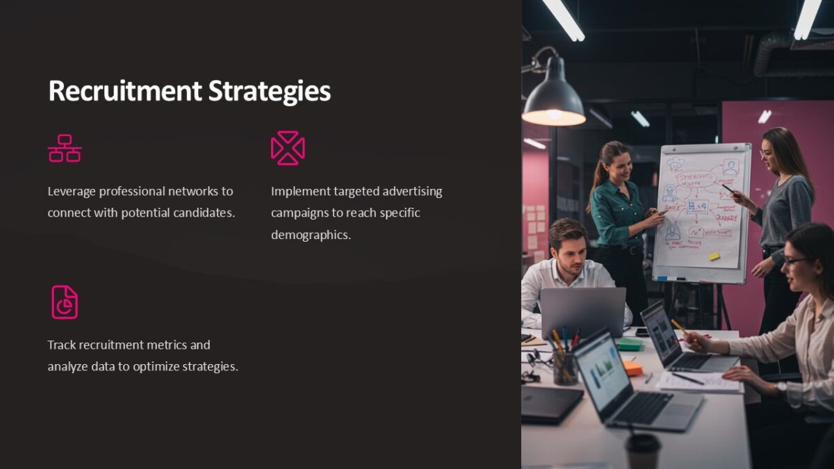Recruitment Strategies PowerPoint Presentation : 100% Editable PPTx