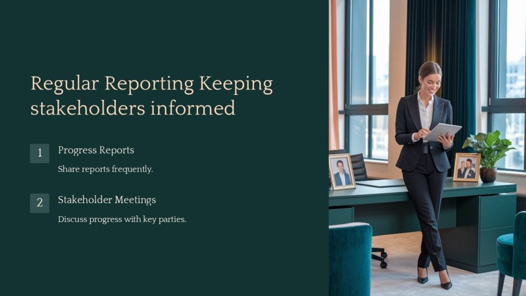 Regular Reporting Keeping stakeholders informed PowerPoint Presentation ...