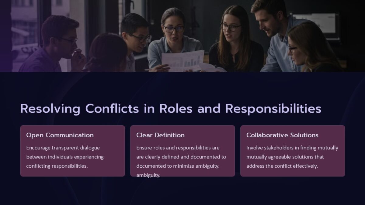 Resolving Conflicts in Roles and Responsibilities PowerPoint Presentation - PPTUniverse
