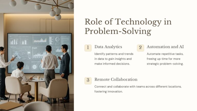 Role of Technology in Problem Solving PowerPoint Presentation : 100% Editable PPTx