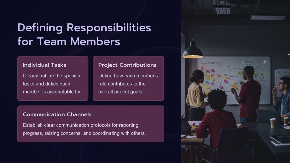 Roles and Responsibilities PowerPoint Template : 100% Editable PPTx