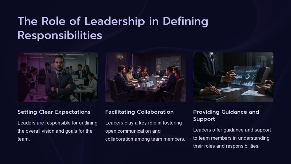 Roles and Responsibilities PowerPoint Template : 100% Editable PPTx