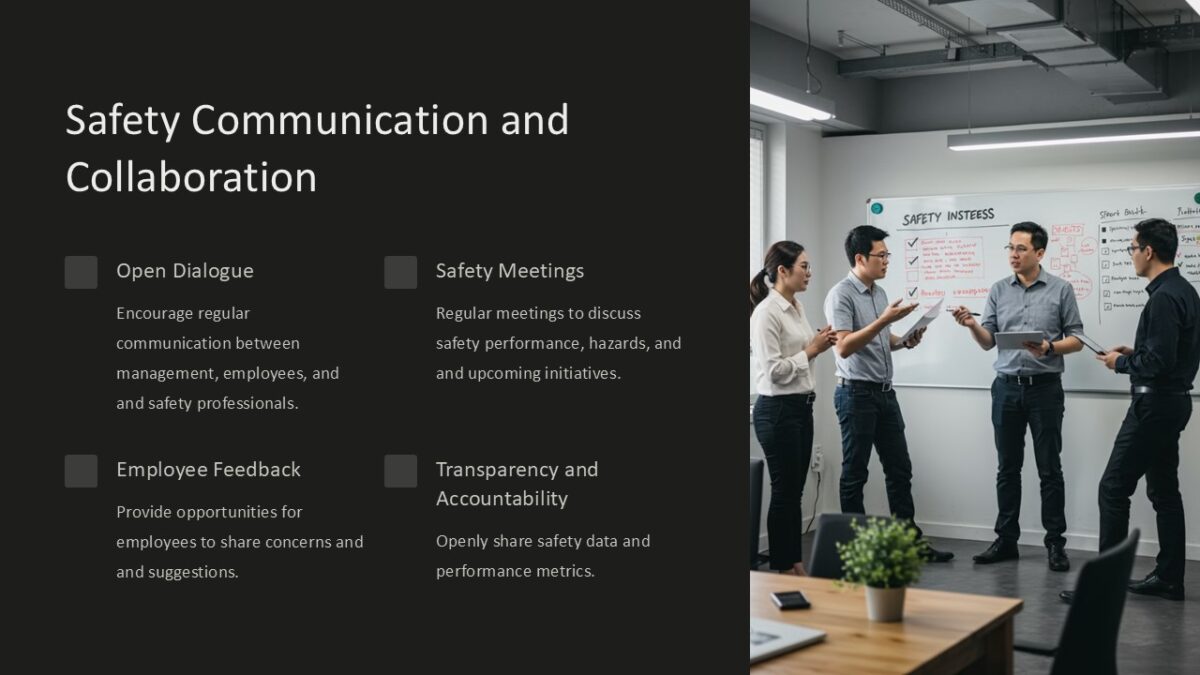Safety Communication And Collaboration Powerpoint Presentation Pptuniverse
