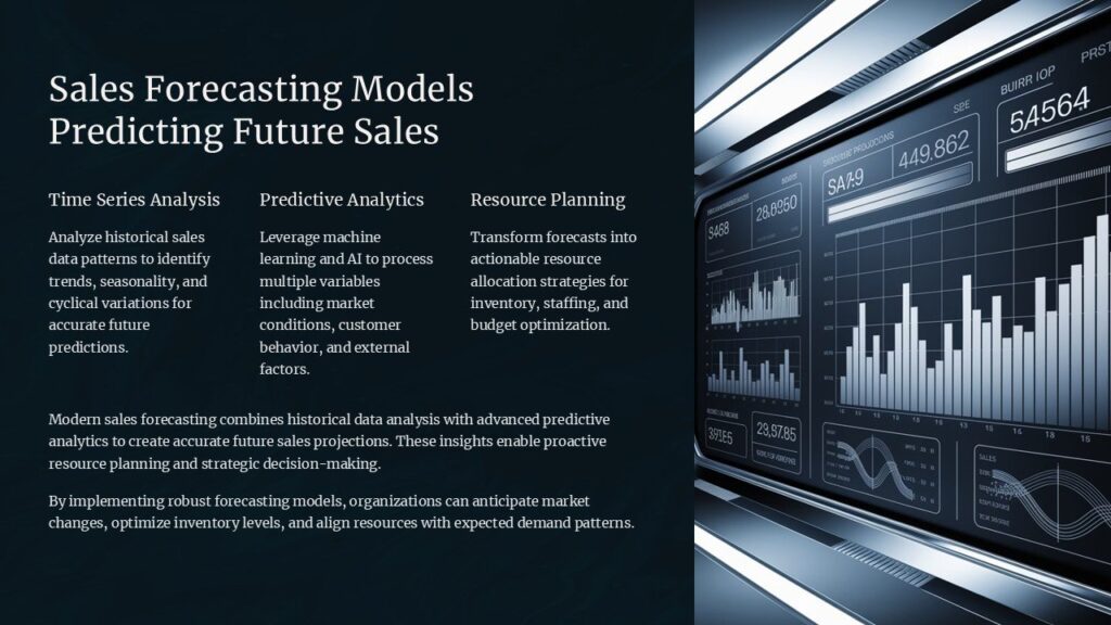 Sales Forecasting Models Predicting Future Sales PowerPoint ...