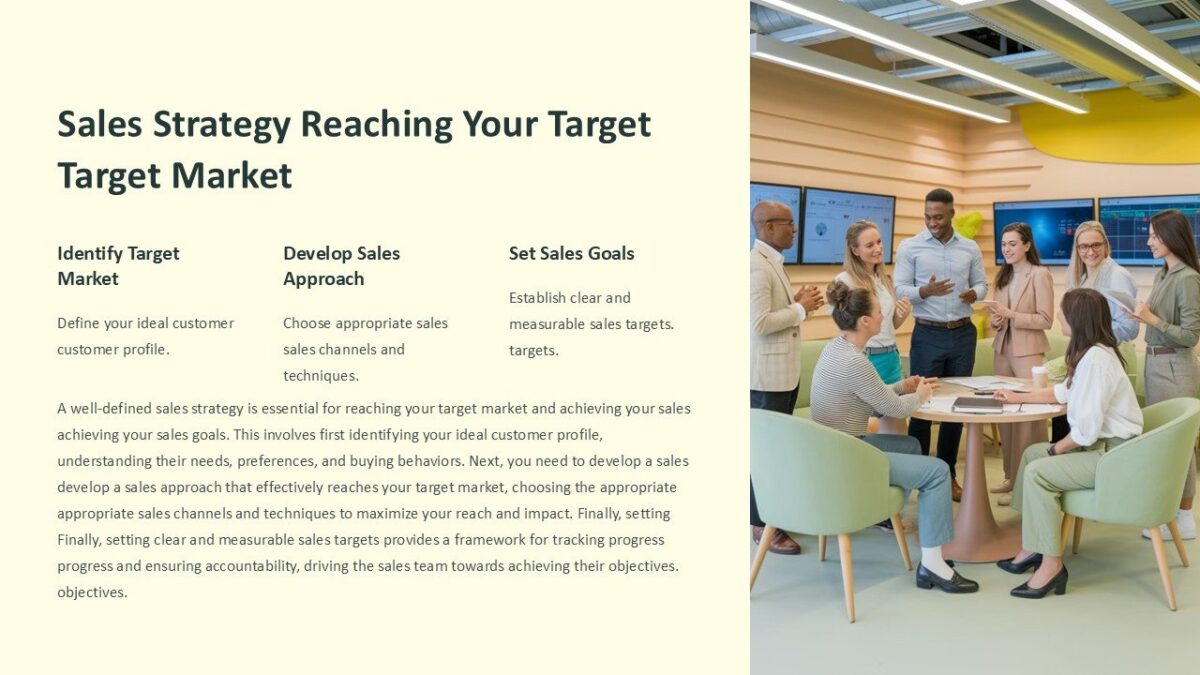 Sales Strategy Reaching Your Target Market PowerPoint Presentation ...