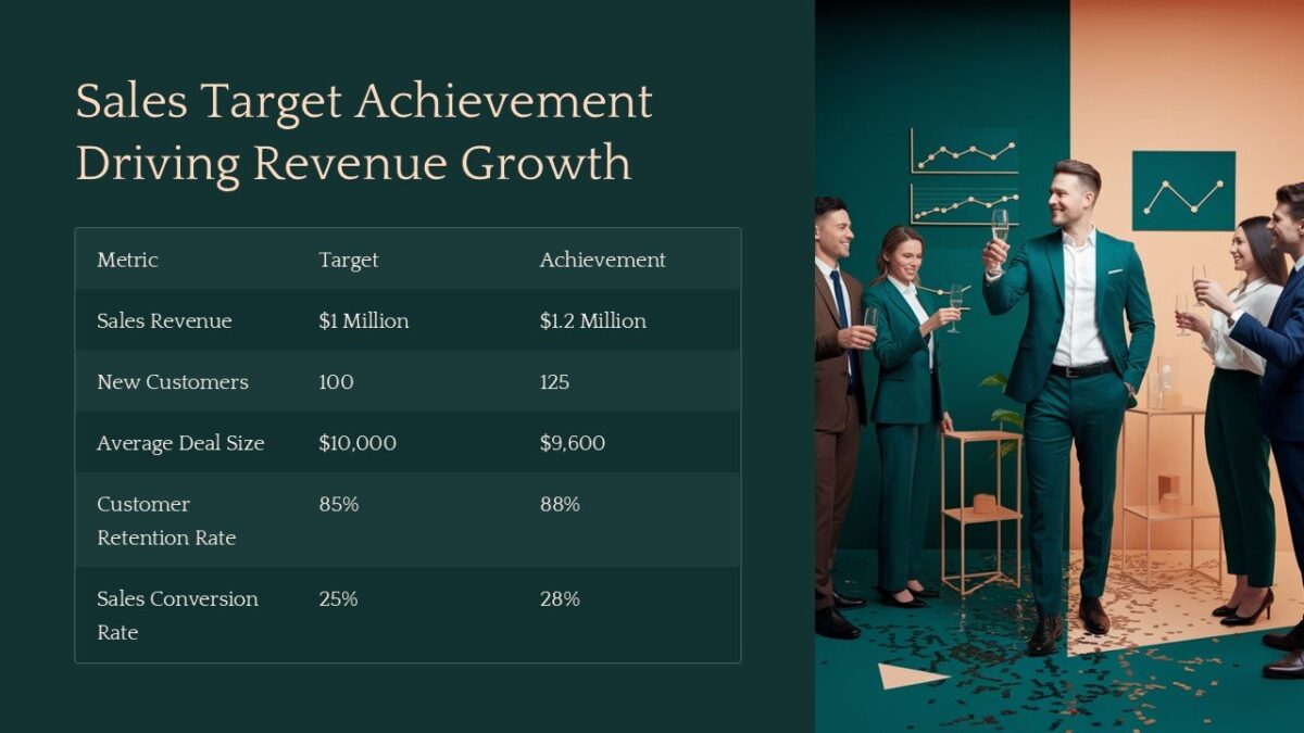 Sales Target Achievement Driving Revenue Growth PowerPoint Presentation ...