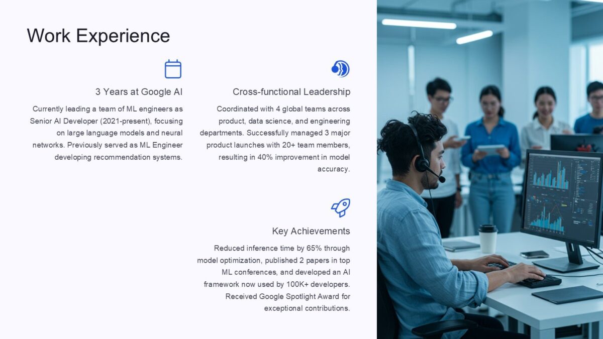 Self Introduction PowerPoint Template : 100% Editable PPTx