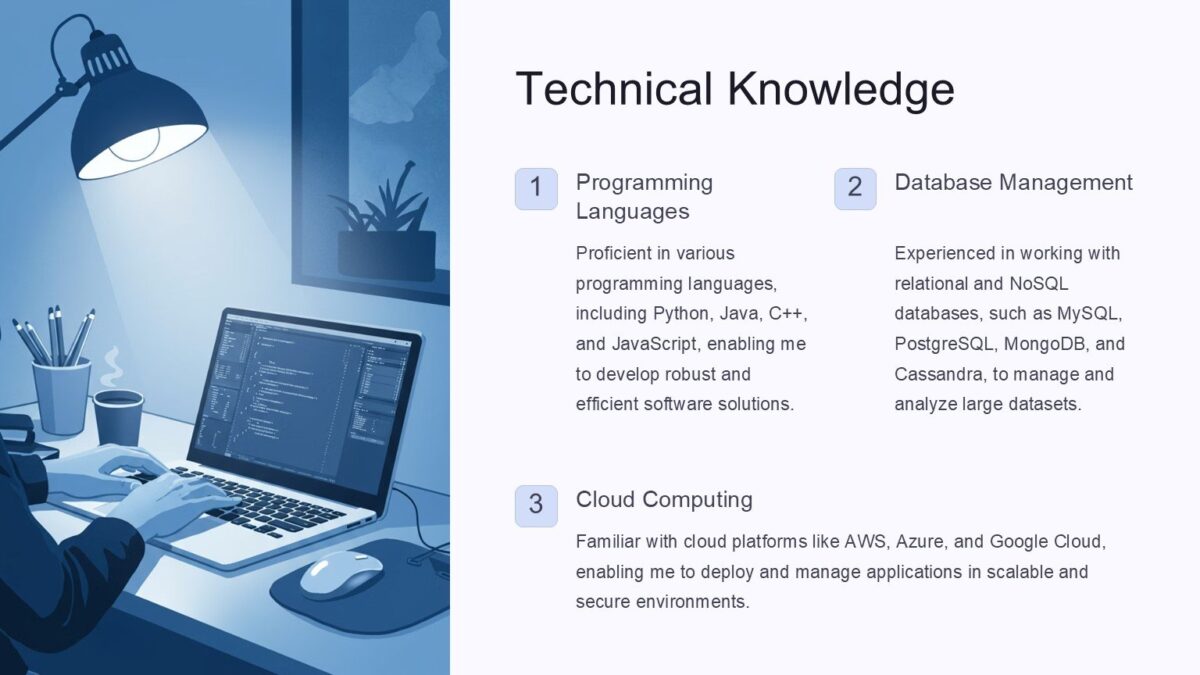 Self Introduction PowerPoint Template : 100% Editable PPTx