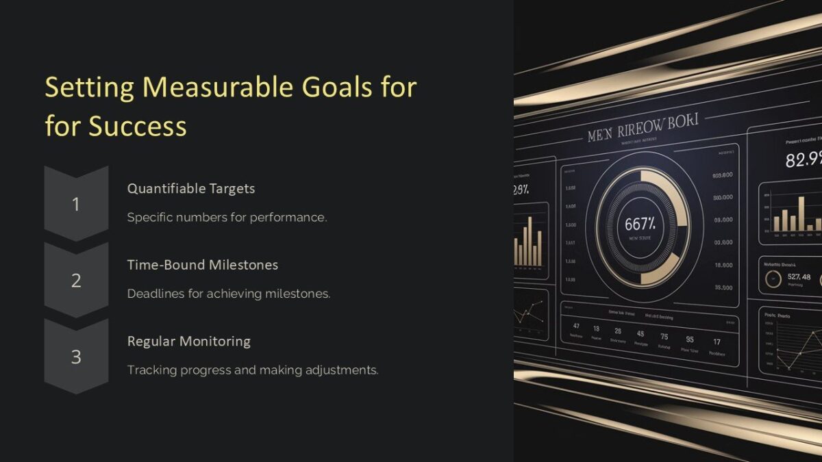 Setting Measurable Goals for Success PowerPoint Presentation : 100% ...