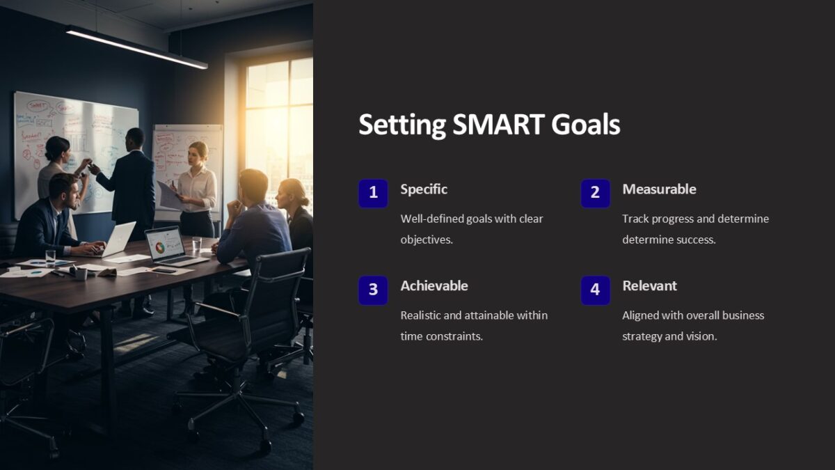 Setting SMART Goals PowerPoint Presentation - PPTUniverse