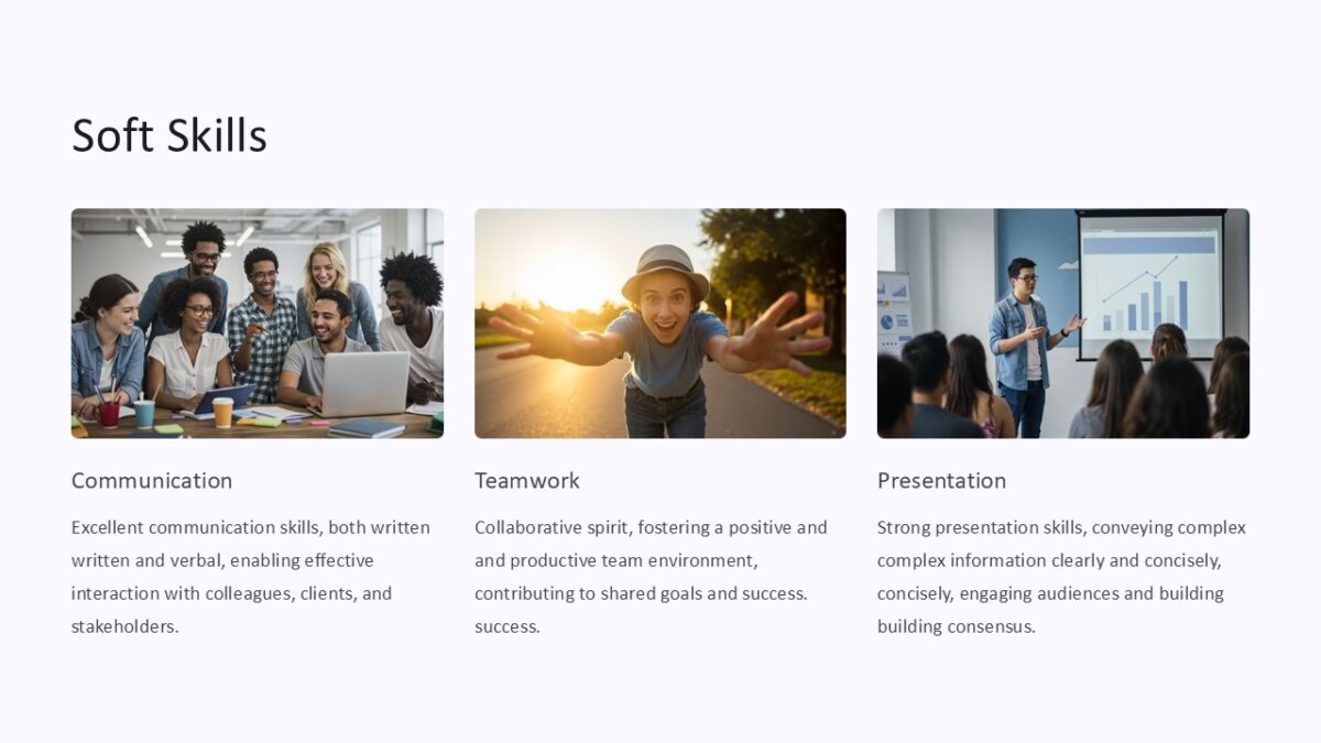 Soft Skills PowerPoint Presentation : 100% Editable PPTx