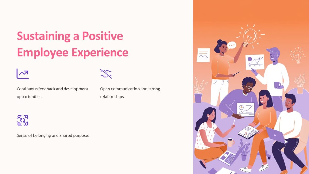 Sustaining a Positive Employee Experience PowerPoint Presentation : 100 ...