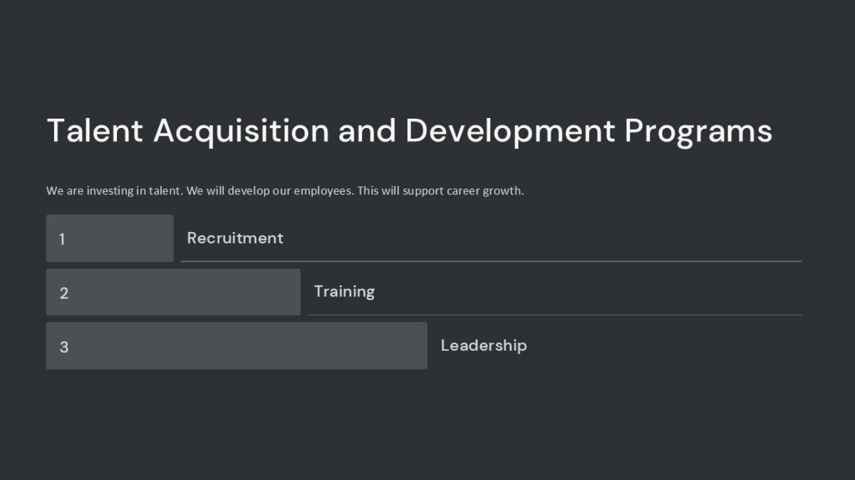Talent Acquisition and Development Programs PowerPoint Presentation ...
