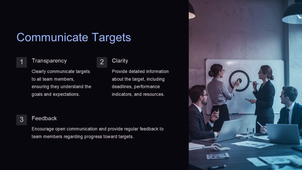Target Vs Achievement PowerPoint Template - PPTUniverse