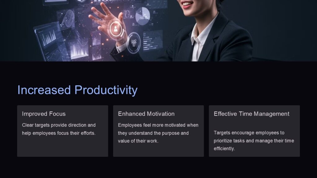 Target Vs Achievement PowerPoint Template : 100% Editable PPTx