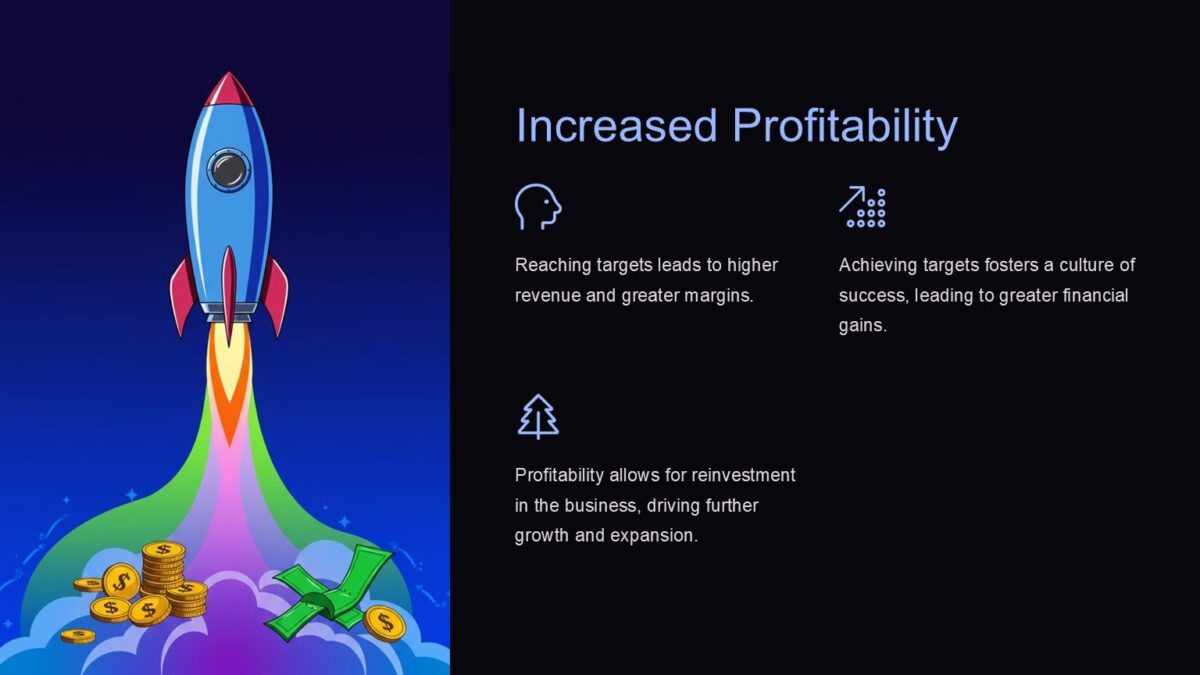 Target Vs Achievement PowerPoint Template - PPTUniverse
