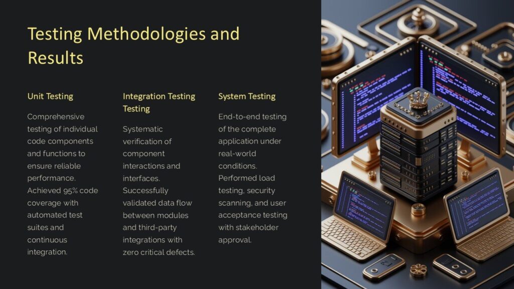 Testing Methodologies and Results PowerPoint Presentation - PPTUniverse