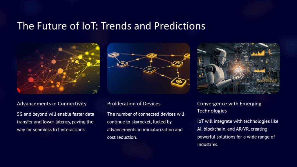 The Future of IoT Trends and Predictions PowerPoint Presentation : 100% ...