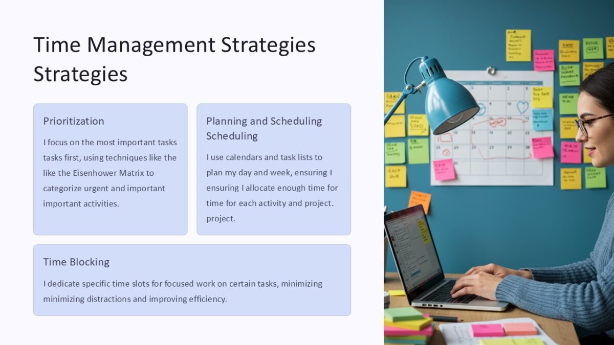 Time Management Strategies PowerPoint Presentation - PPTUniverse