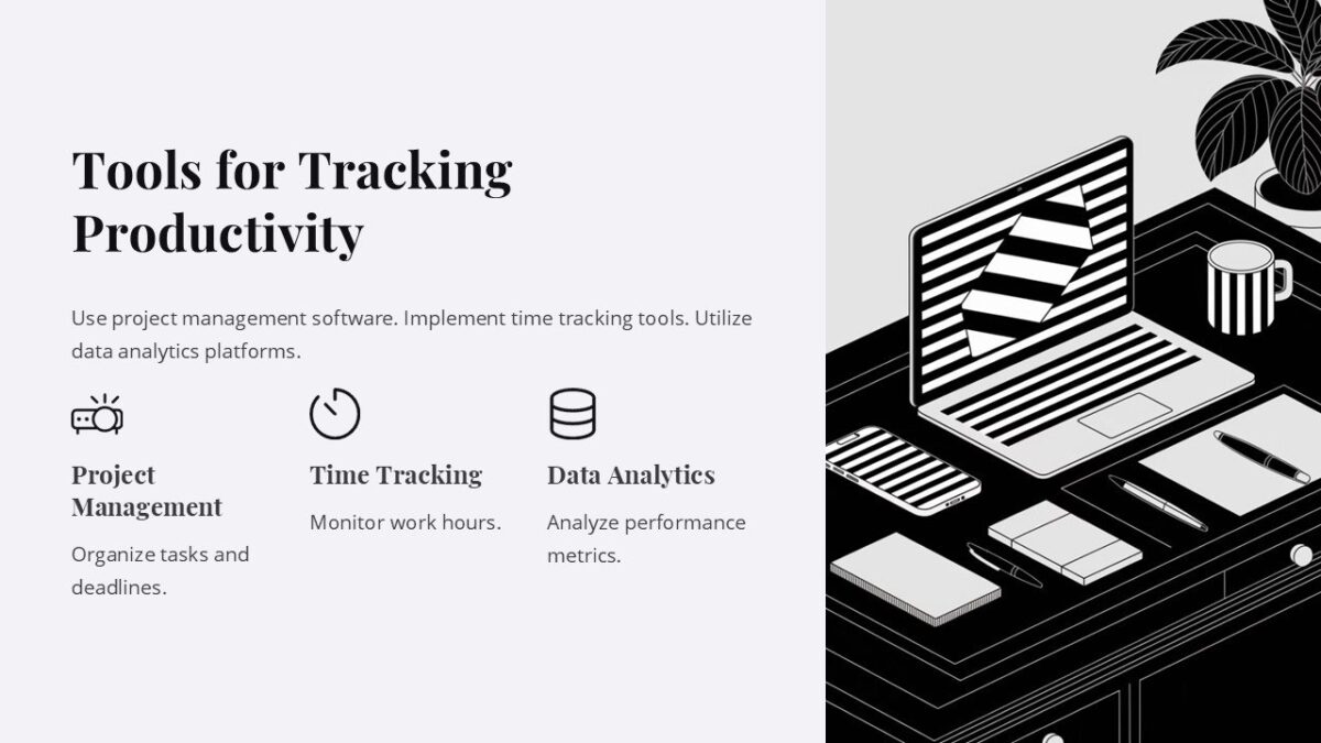 Tools for Tracking Productivity PowerPoint Presentation : 100% Editable ...
