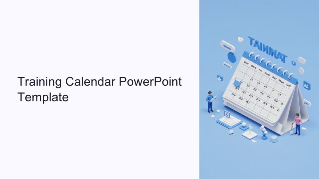 Training Calendar PowerPoint Template - PPTUniverse