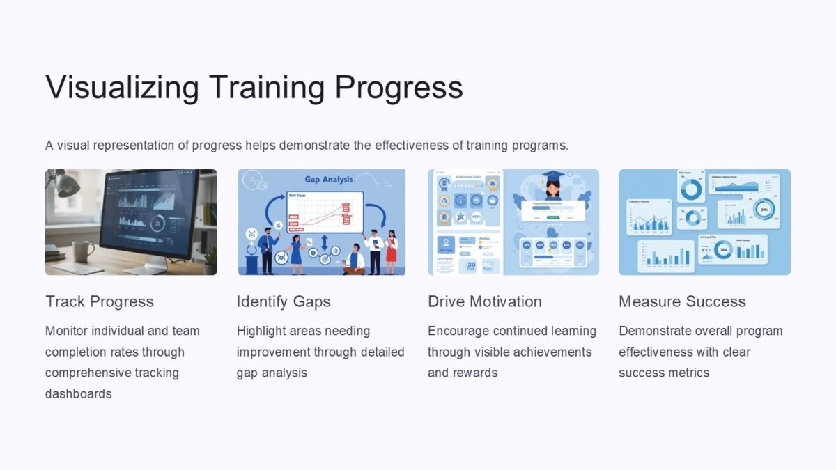 Training Calendar PowerPoint Template : 100% Editable PPTx