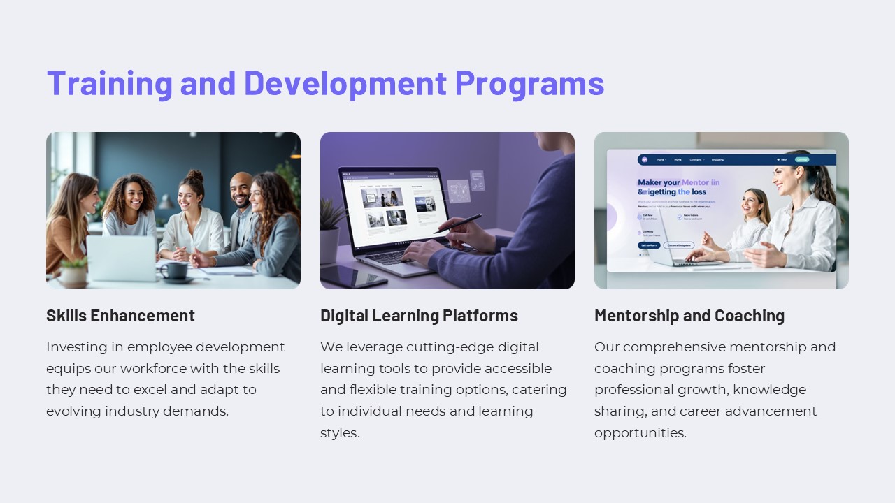 Training and Development Programs Slide2 PowerPoint Presentation : 100% Editable PPTx