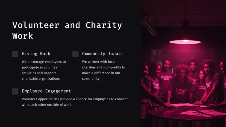 Volunteer and Charity Work PowerPoint Presentation : 100% Editable PPTx