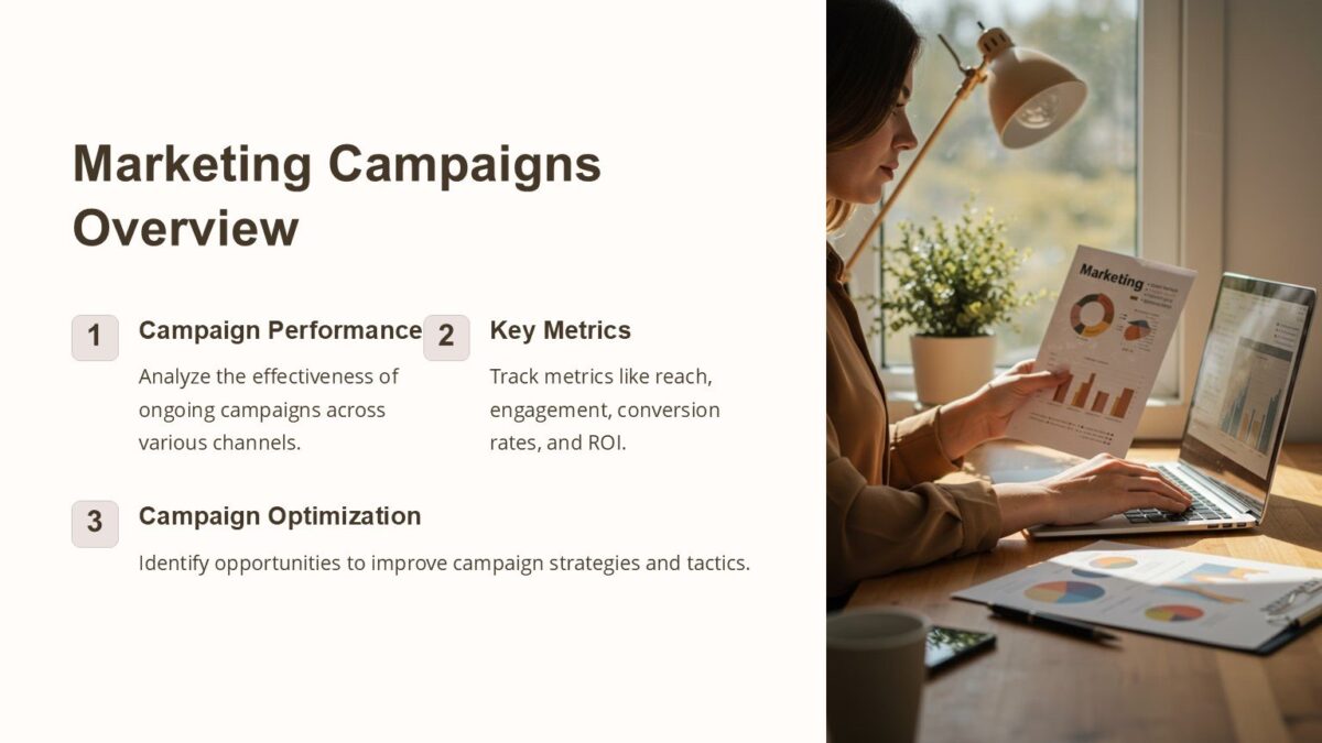 Weekly Report PowerPoint Template : 100% Editable PPTx