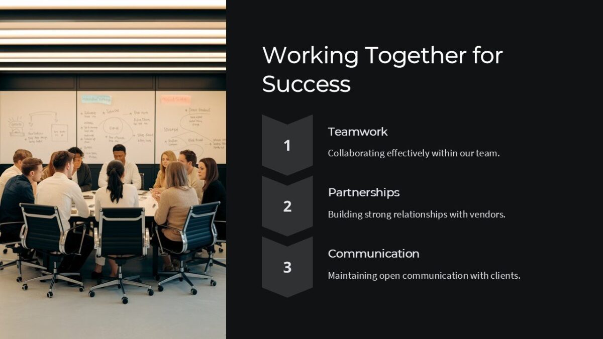 Working Together for Success PowerPoint Presentation : 100% Editable PPTx