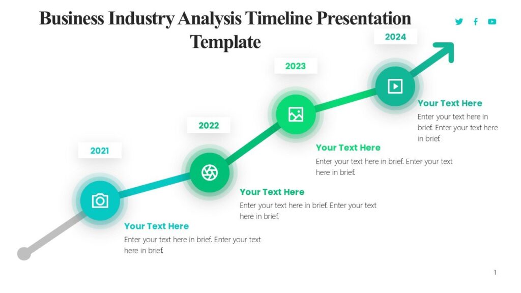 Business Industry Analysis Timeline Presentation Template : 100% ...