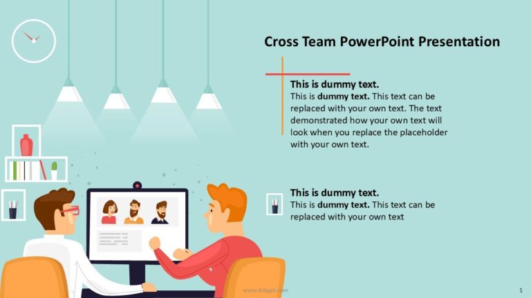 Cross Team PowerPoint Presentation : 100% Editable PPTx
