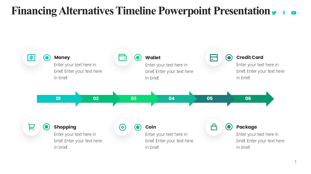 Financing Alternatives Timeline Powerpoint Presentation - PPTUniverse