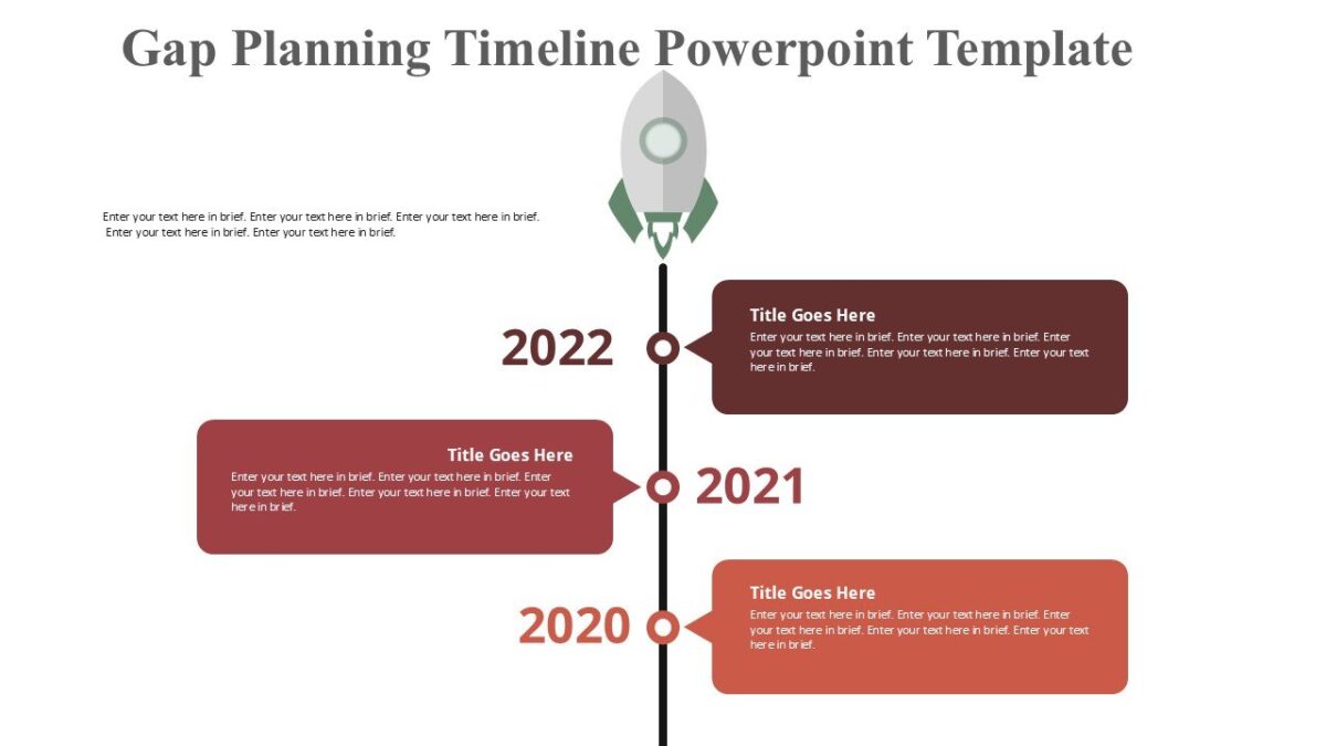 Gap Planning Timeline Powerpoint Template - PPTUniverse