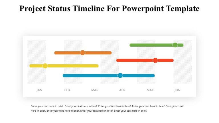 Project Status Timeline For Powerpoint Template - PPTUniverse