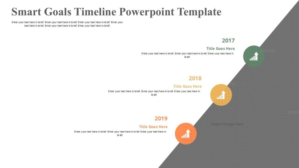 Smart Goals Timeline Powerpoint Template : 100% Editable PPTx