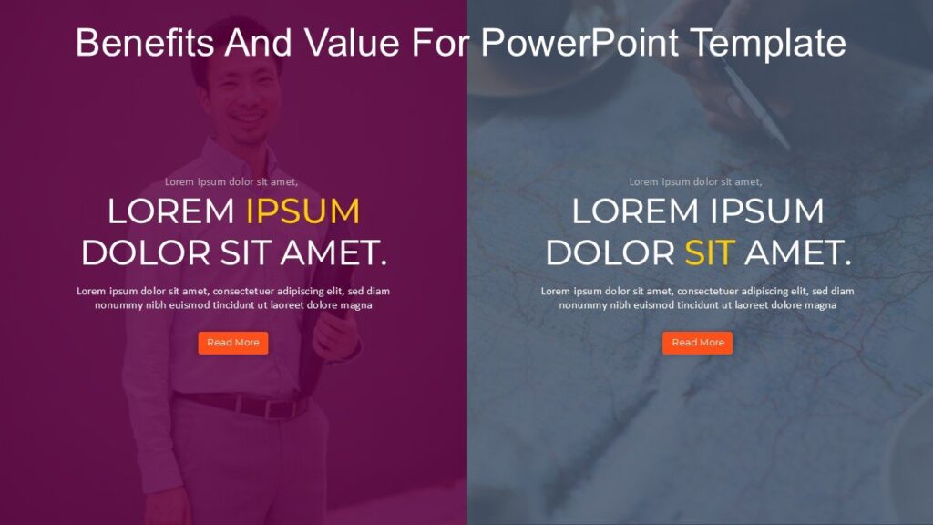 Benefits And Value For PowerPoint Template - PPTUniverse