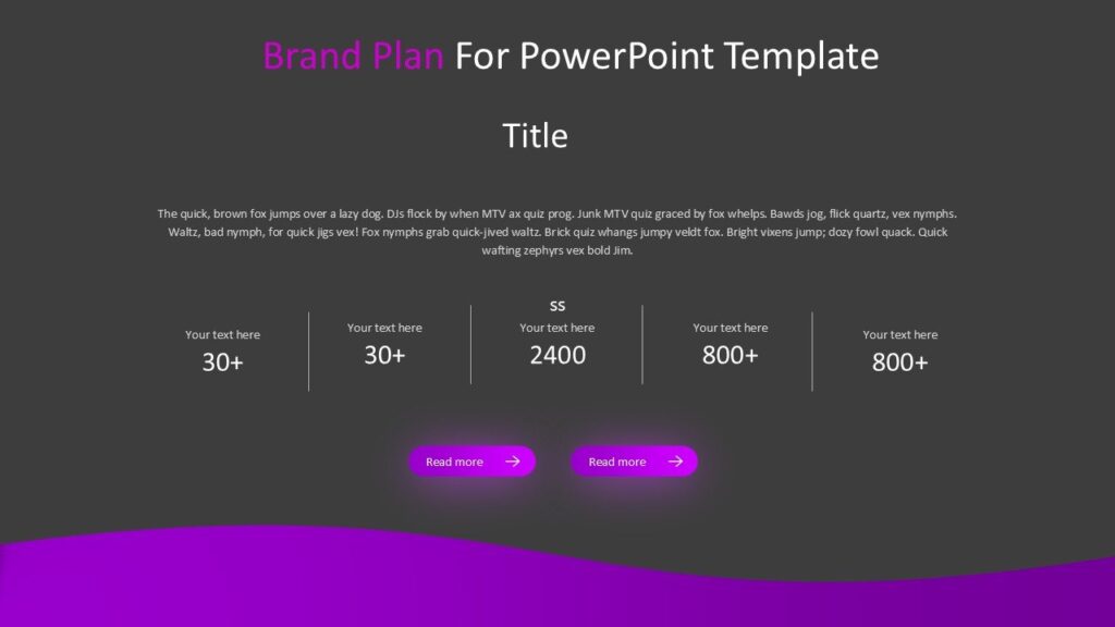 Single Slide Powerpoint Templates : 100% Editable PPTx