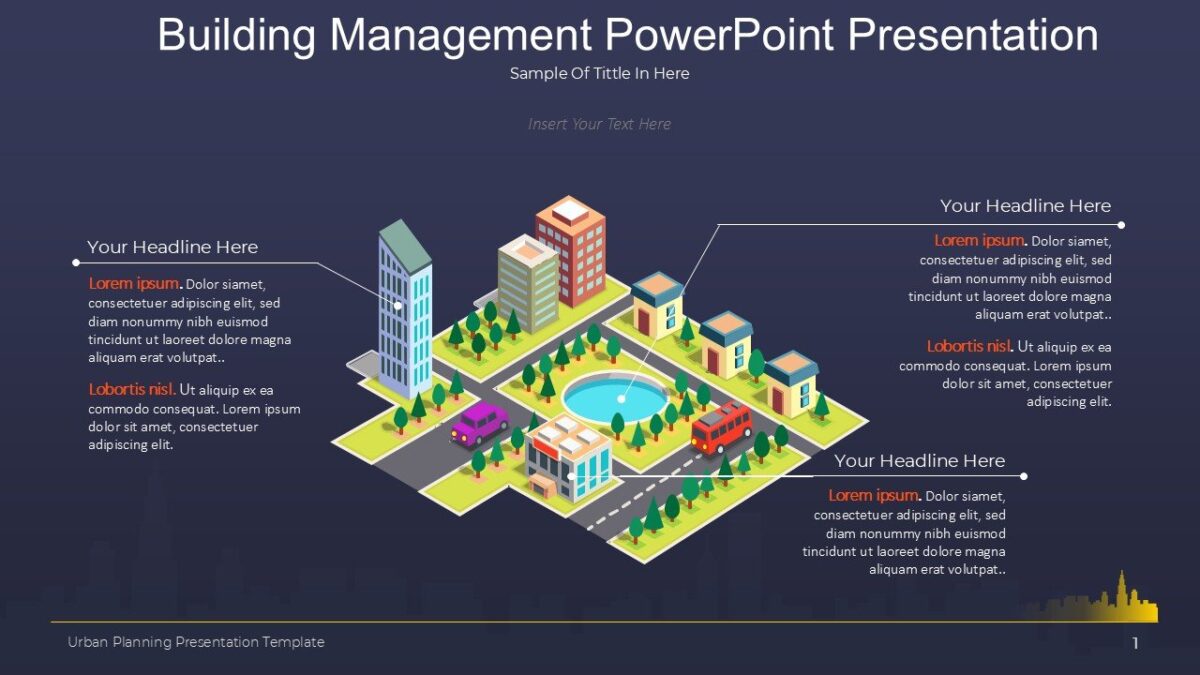 Building Management PowerPoint Presentation : 100% Editable PPTx
